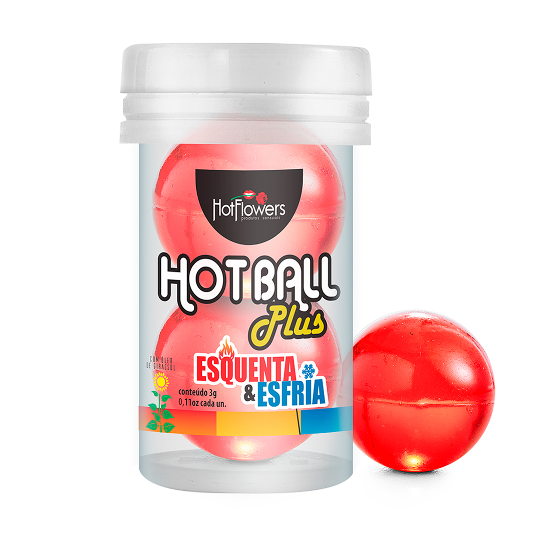 Hot Ball Plus Funcional Esquenta Esfria - c/ 2 Unidades - Hot Flowers ...