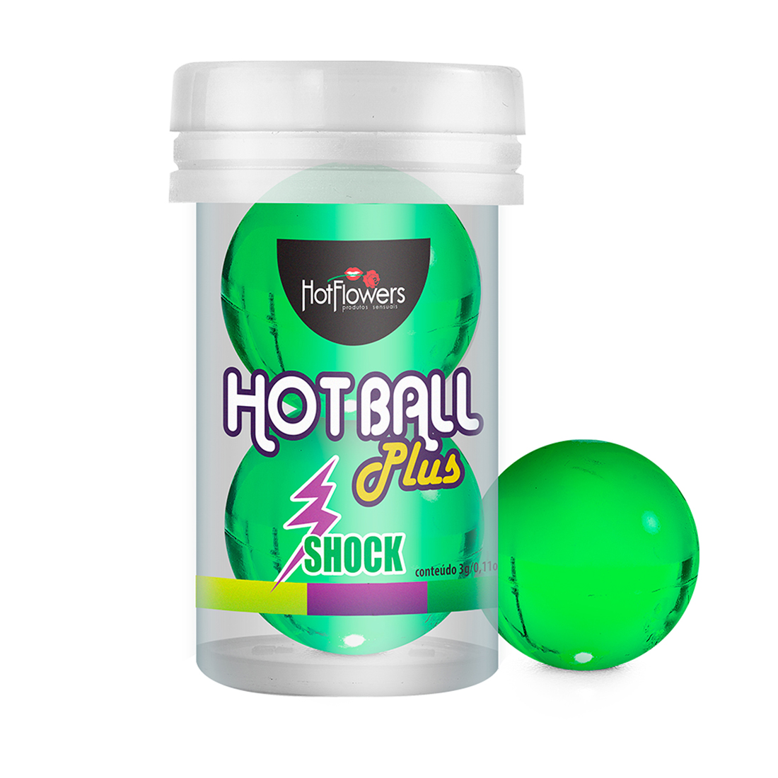 Hot Ball Plus Funcional Shock - c/ 2 Unidades - Hot Flowers - Hot Sul ...